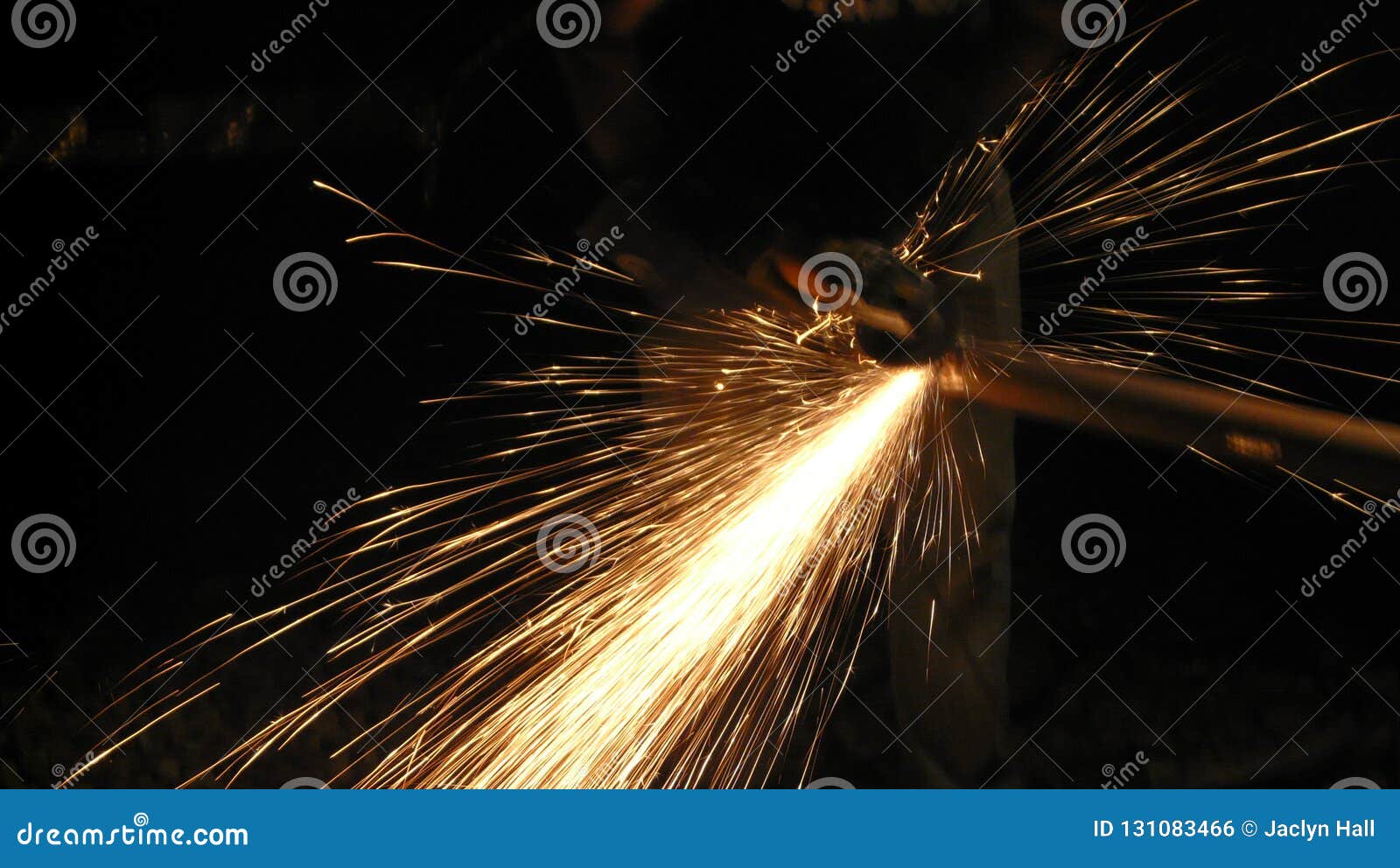 Sparks stock photo. Image of metal, beautiful, sparks - 131083466