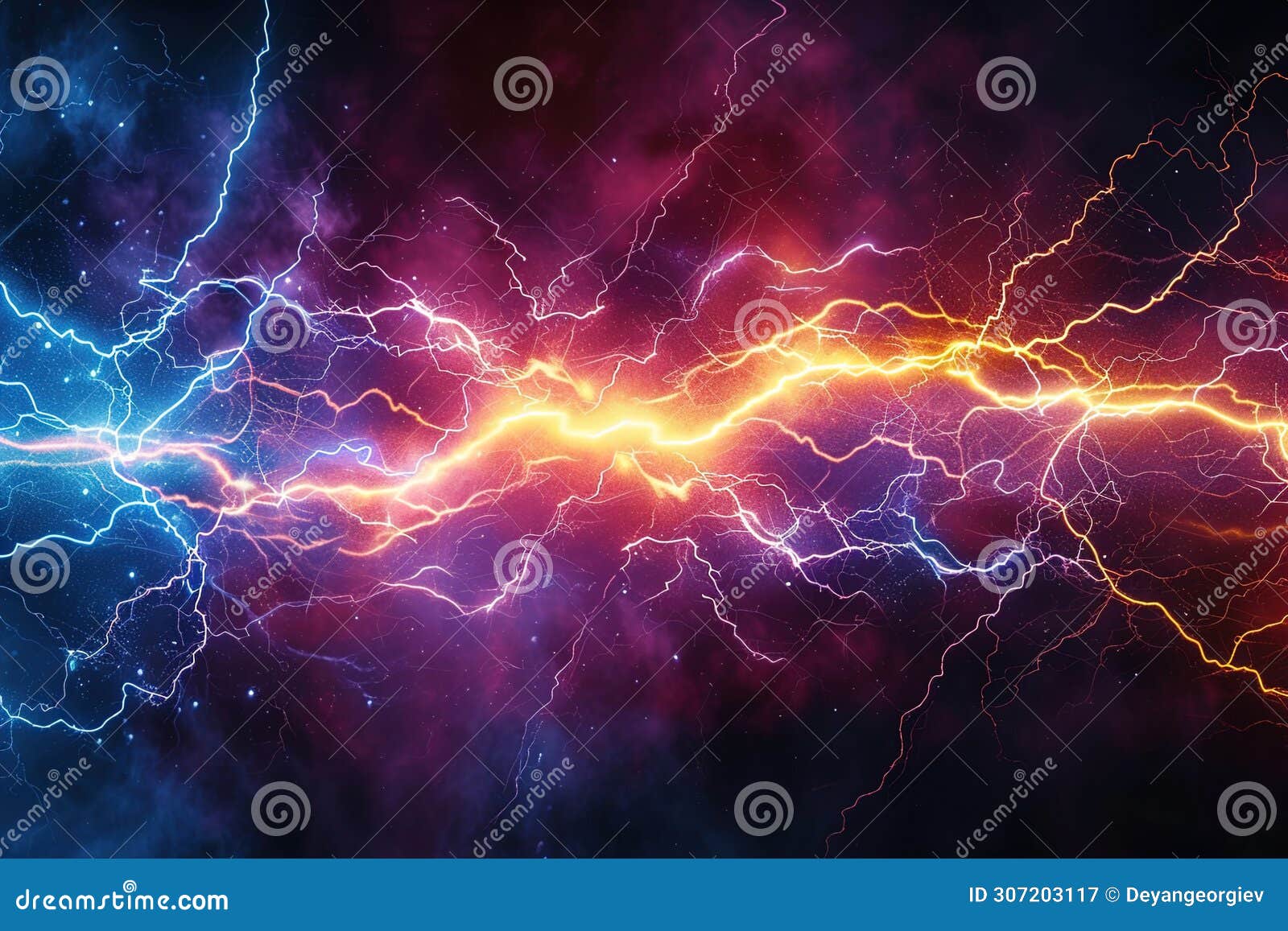 Sparks and Intense Light Erupt As Electrical Current Leaps Across a Gap ...