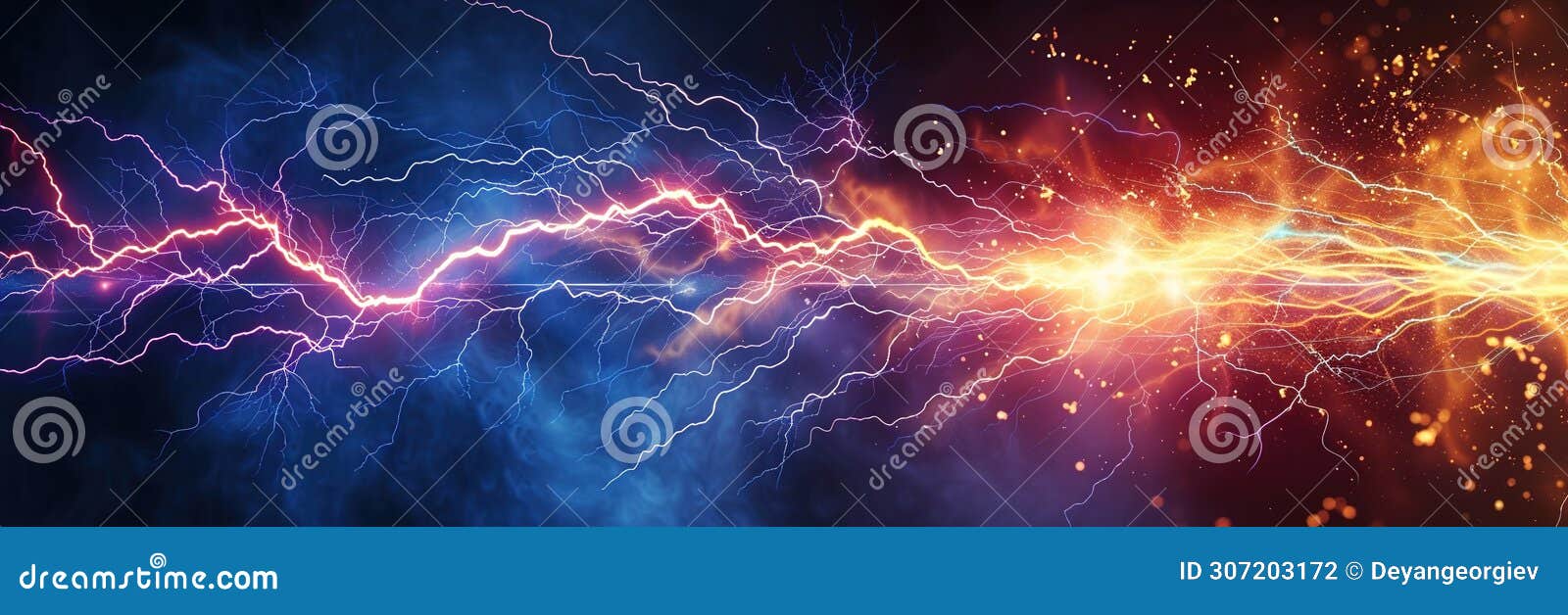 Sparks and Intense Light Erupt As Electrical Current Leaps Across a Gap ...