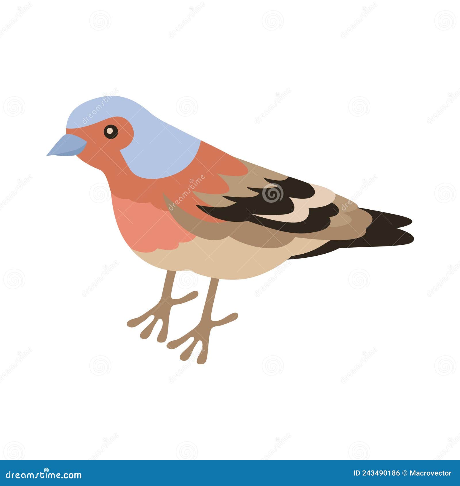 Sparrow Bird Isometric Composition Stock Vector - Illustration of ...