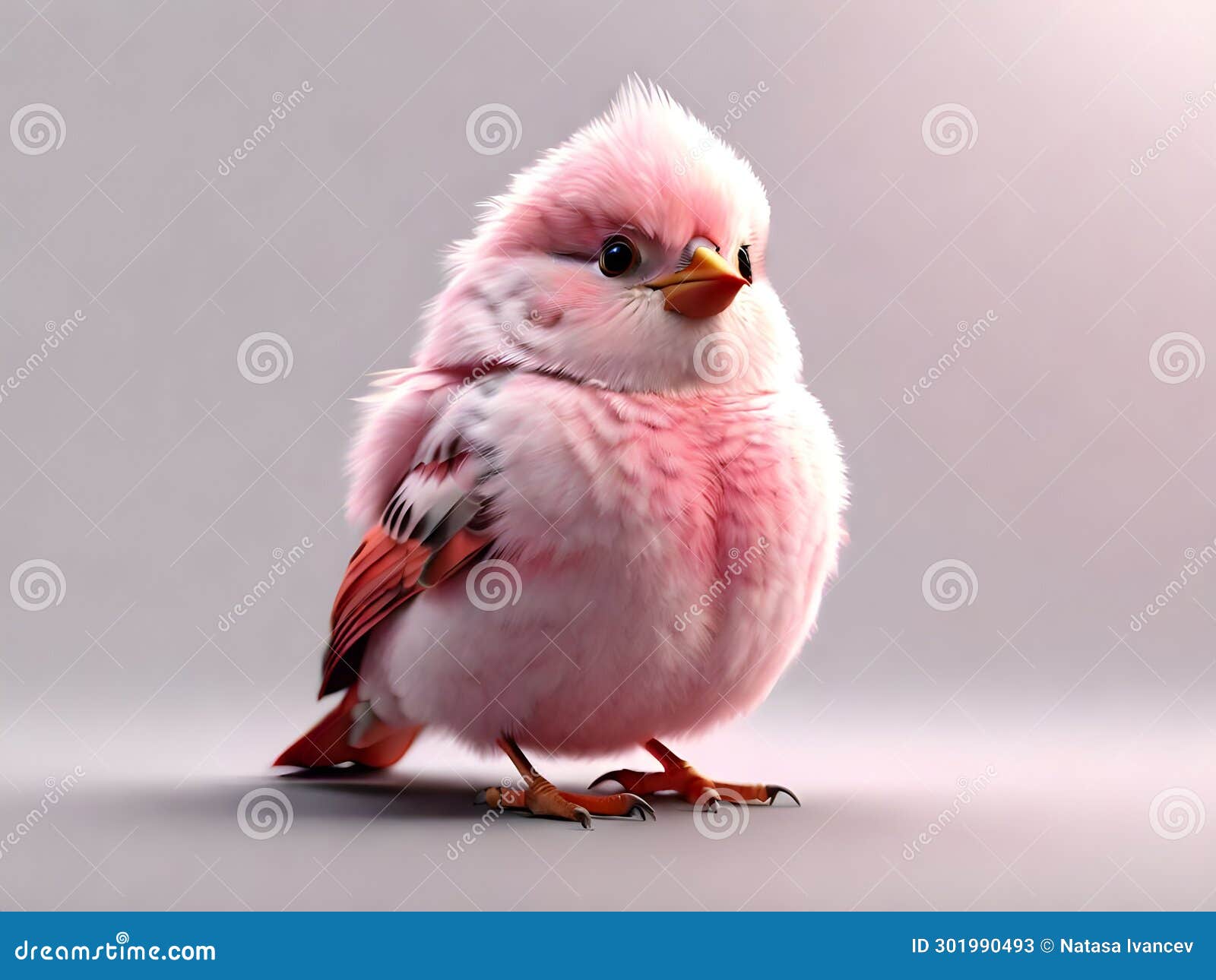 Sparrow - Fluffy Animated Bird Stock Illustration - Illustration of ...