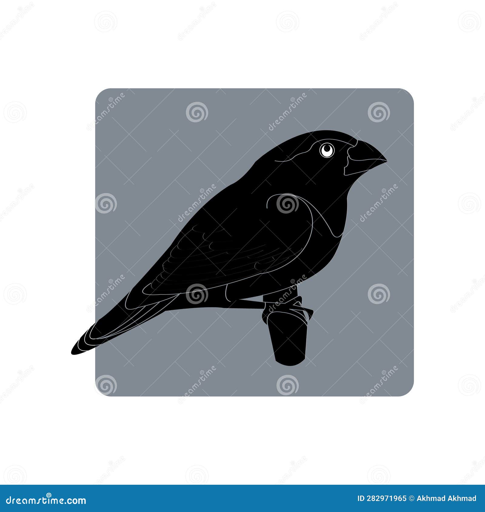 Sparrow icon stock vector. Illustration of birdhouse - 282971965