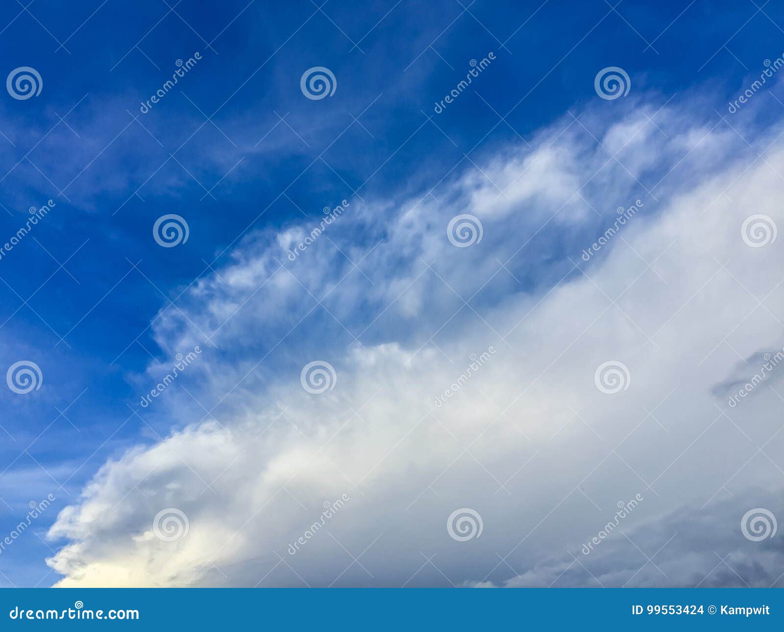 Sparse Clouds in the Blue Sky Morning Background. Fluffy Clouds Stock ...