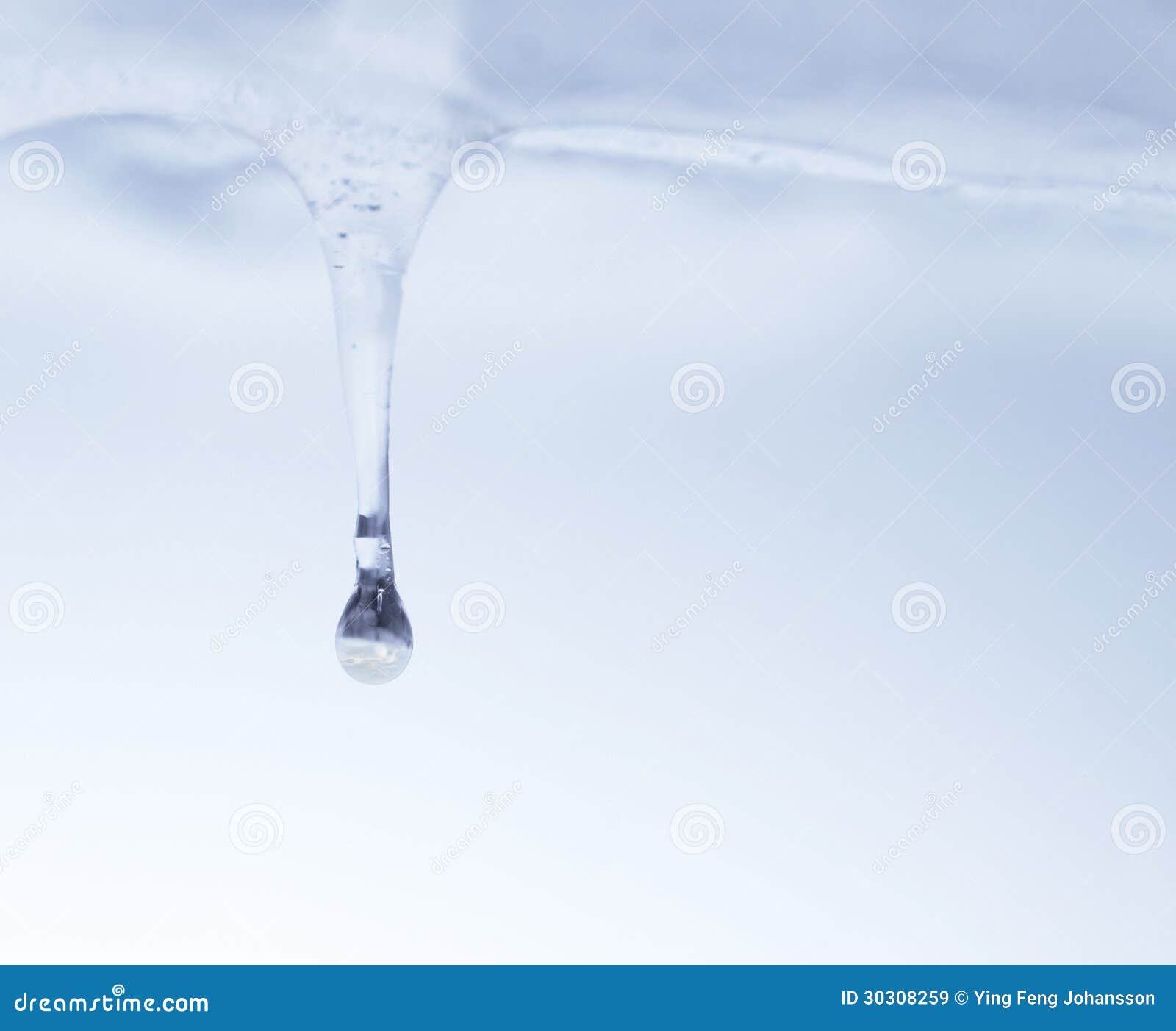 Icicle with drop of water stock image. Image of water - 30308259