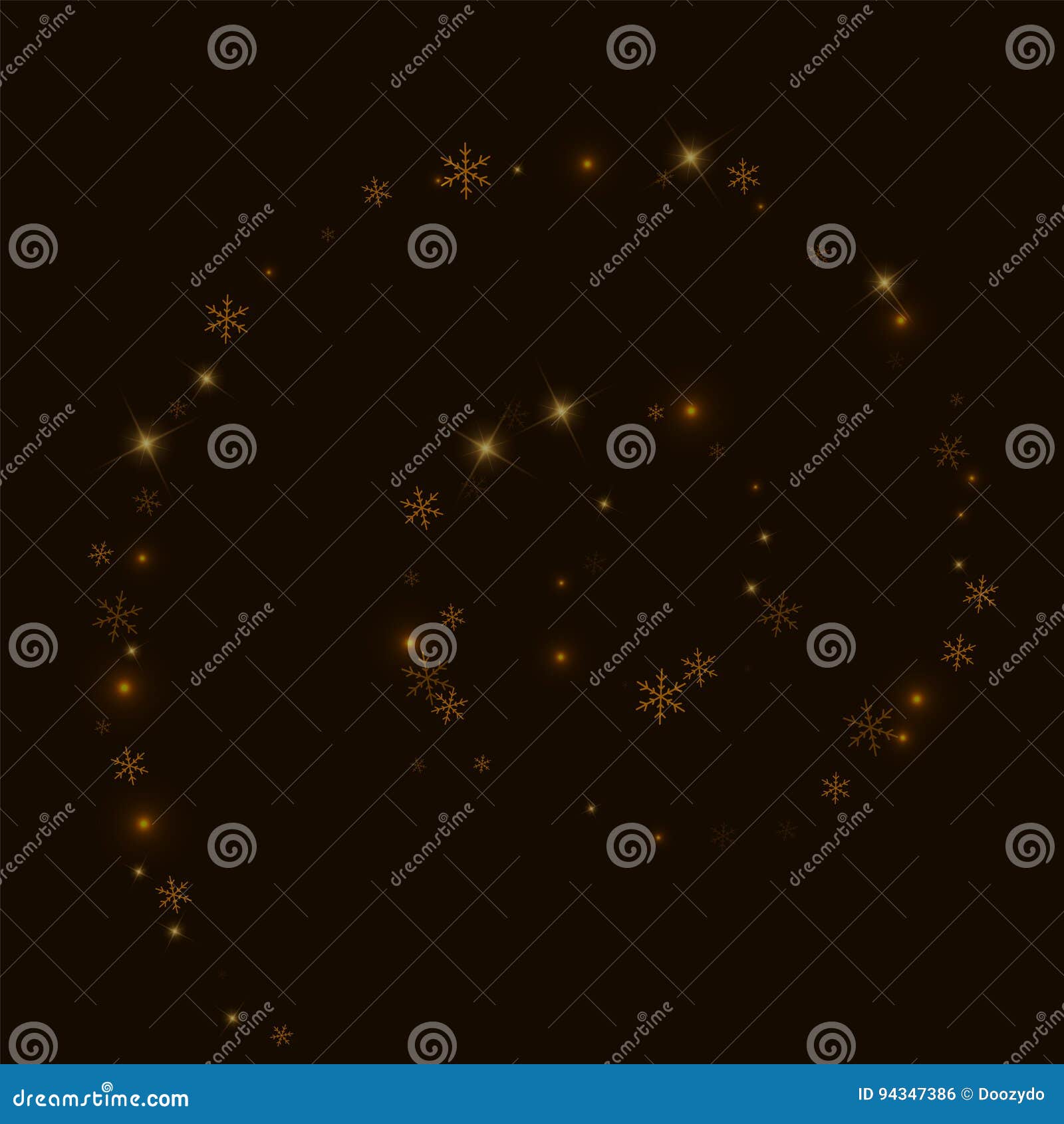 Sparse starry snow. stock vector. Illustration of greeting - 94347386