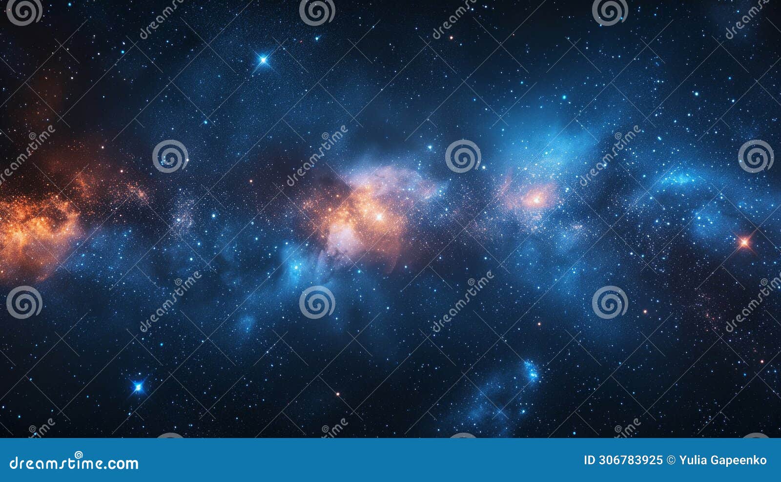 Sparse Stars and Constellations Twinkle in the Vastness of Space Stock ...