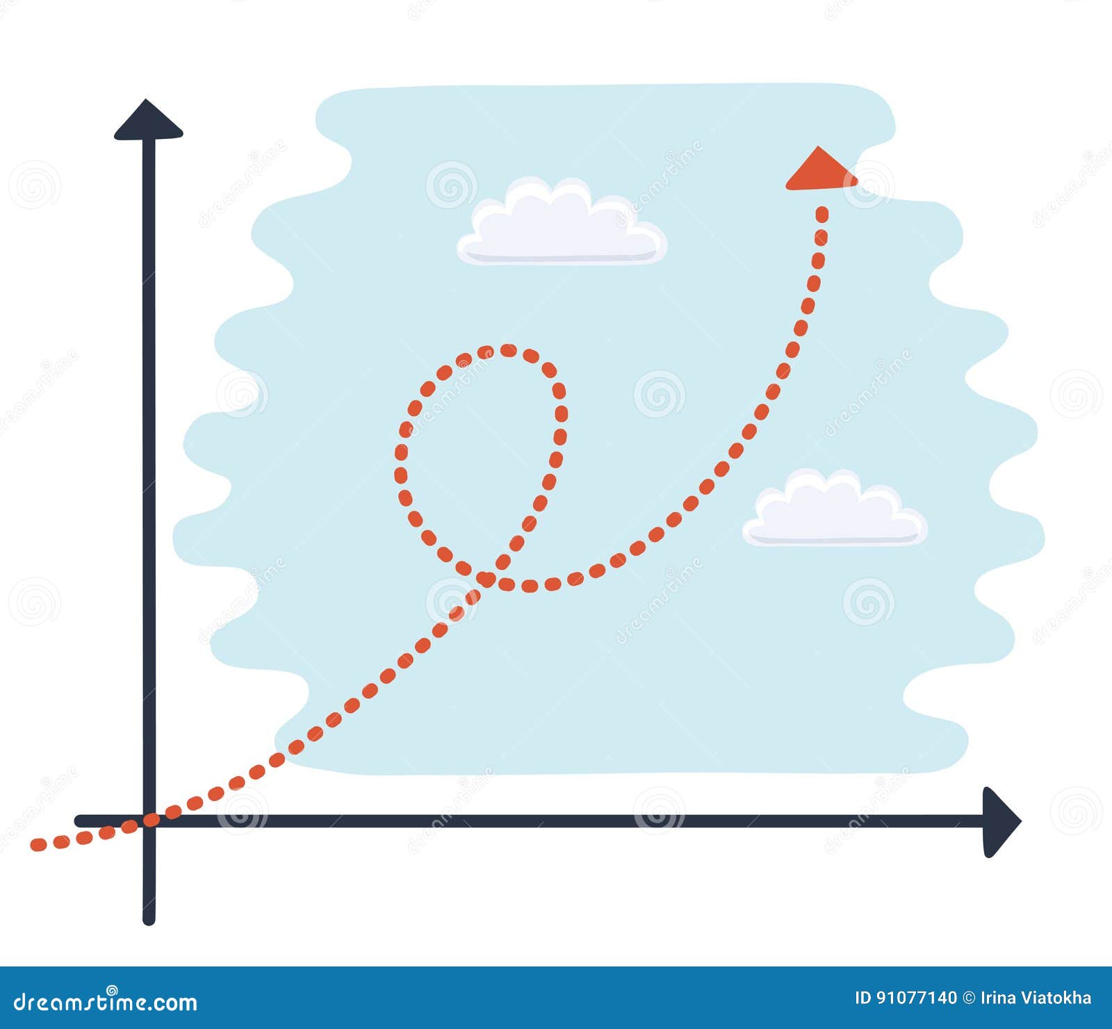 Sparse Vector Illustration of a of a Generic Cartoon Character Up an ...