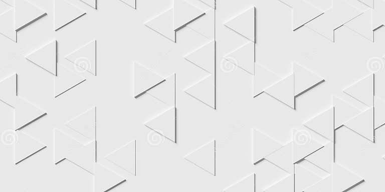 Sparsely Filled Array or Grid of Offset Triangles Geometrical ...