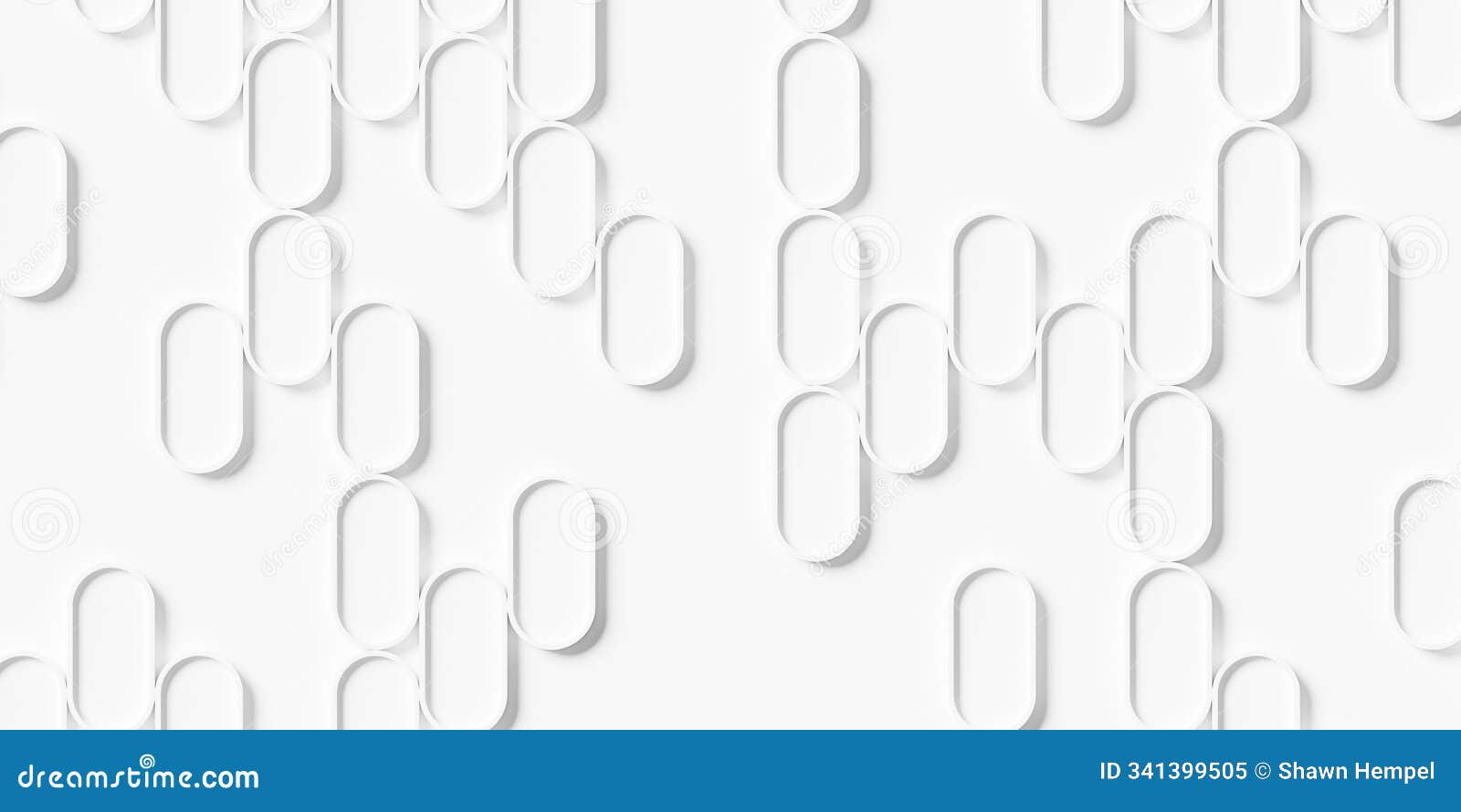 Sparsely Scattered White Vertical Ellipse Border Rows Geometry Shapes ...