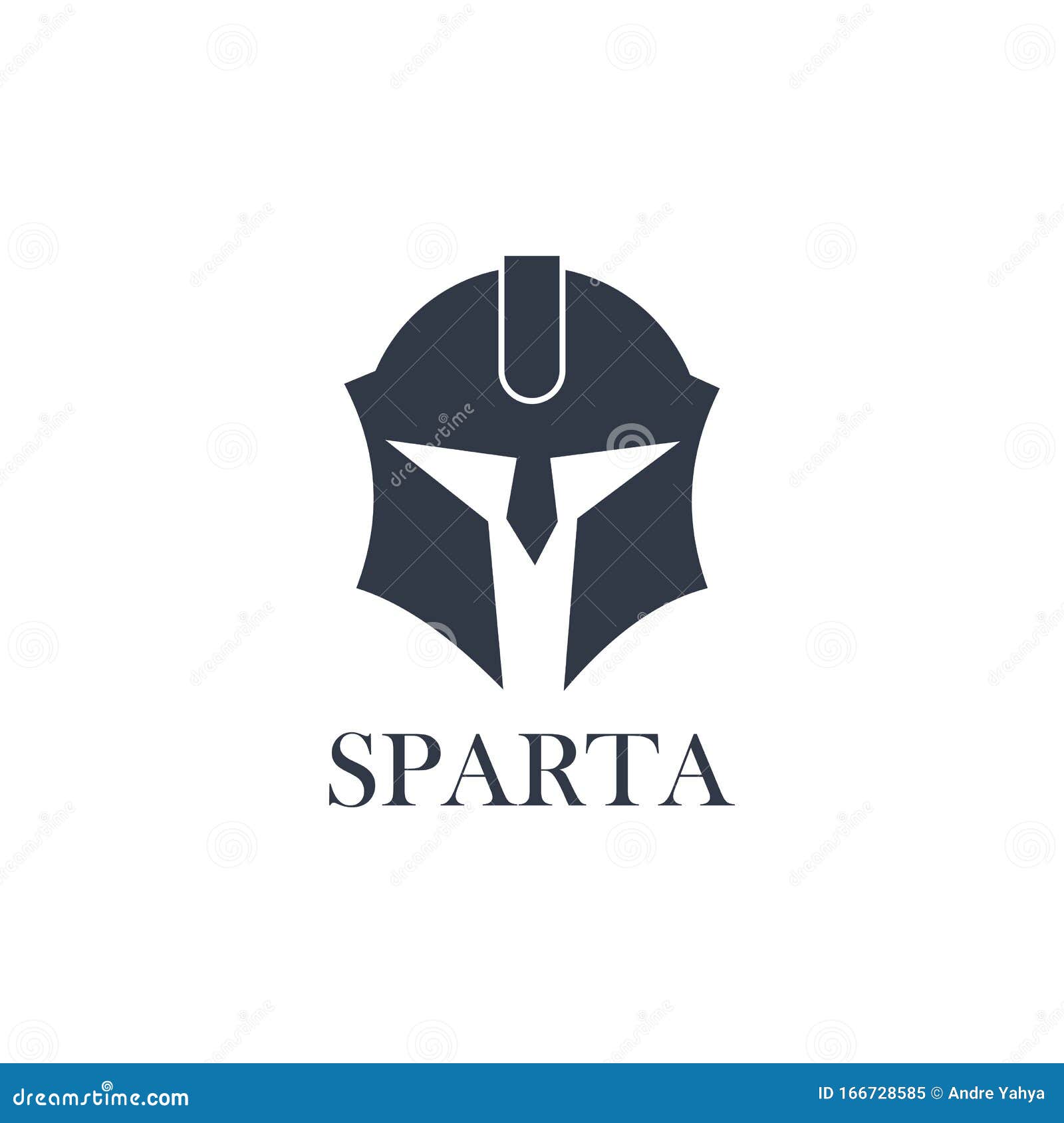 Sparta logo design stock illustration. Illustration of knight - 166728585