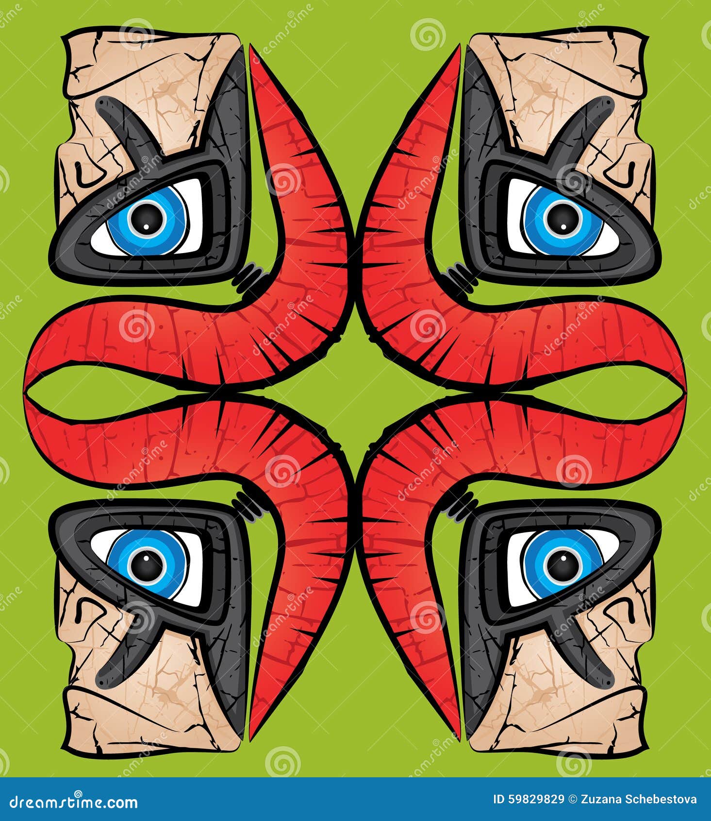 Spartan Brave Warrior Profile Pattern Stock Illustration - Illustration ...