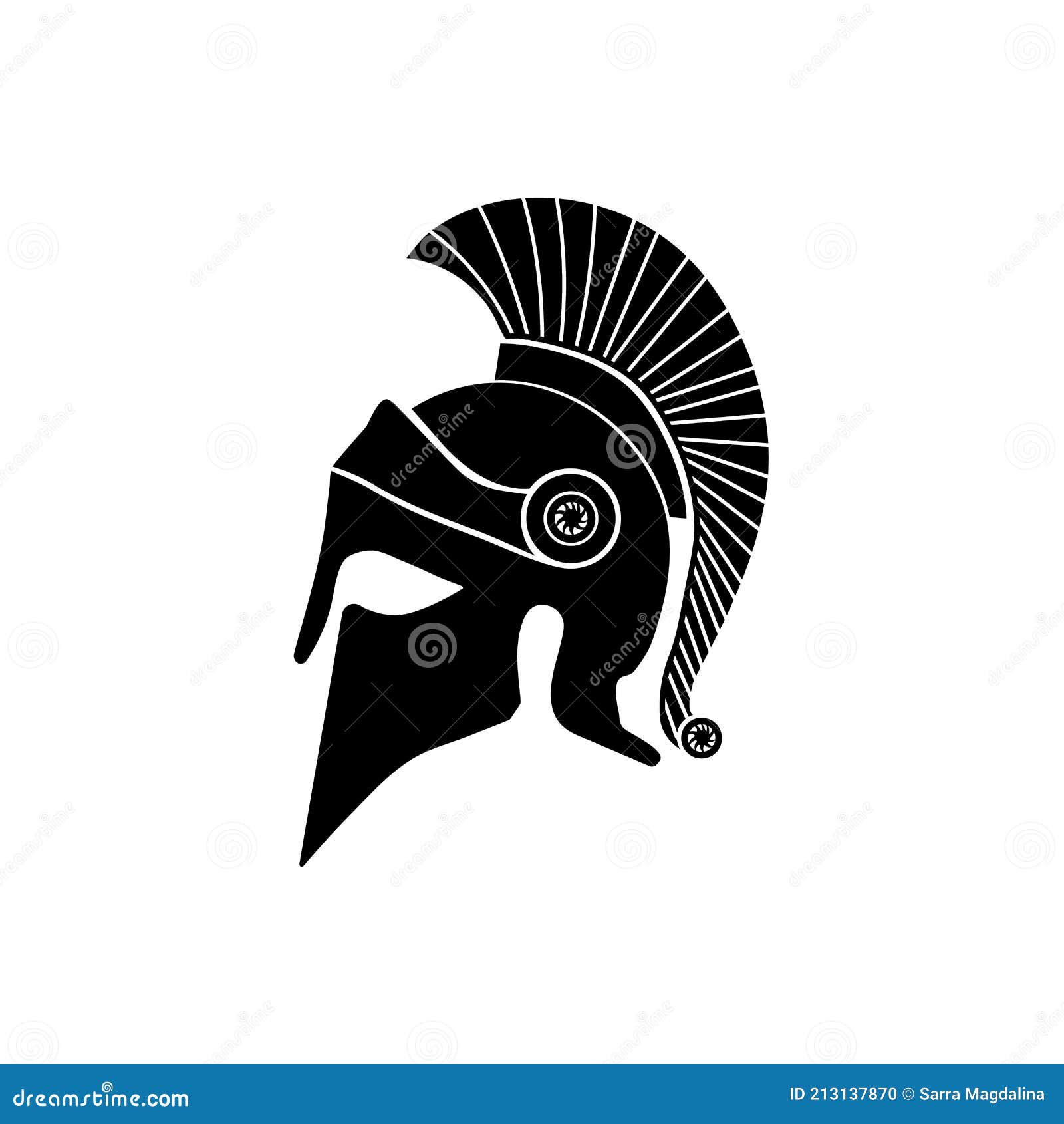 Spartan helmet silhouette stock vector. Illustration of gladiator ... Spartan helmet silhouette stock vector. Illustration of gladiator ...
