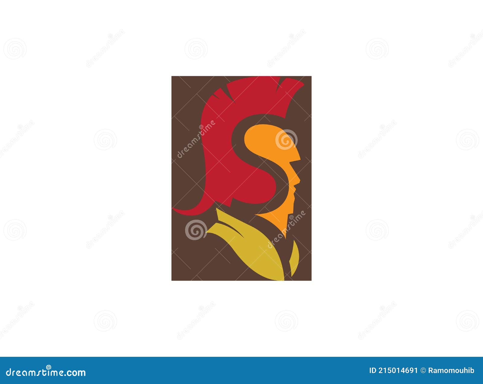 Spartan Letter S Head Logo Vintage Vector Design Stock Vector ...