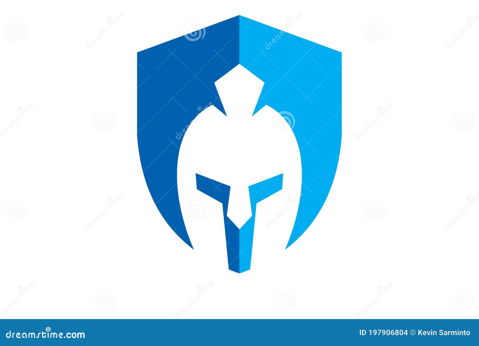 Blue Spartan Logo