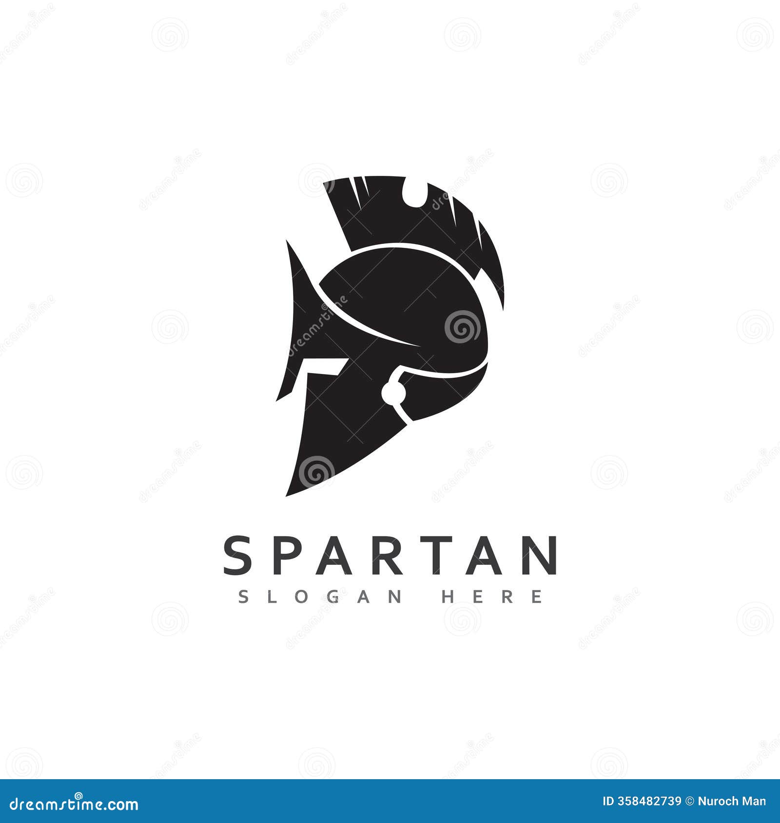 Spartan Logo Design Spartan Simple Creative Logo Vector Spartan Black ...