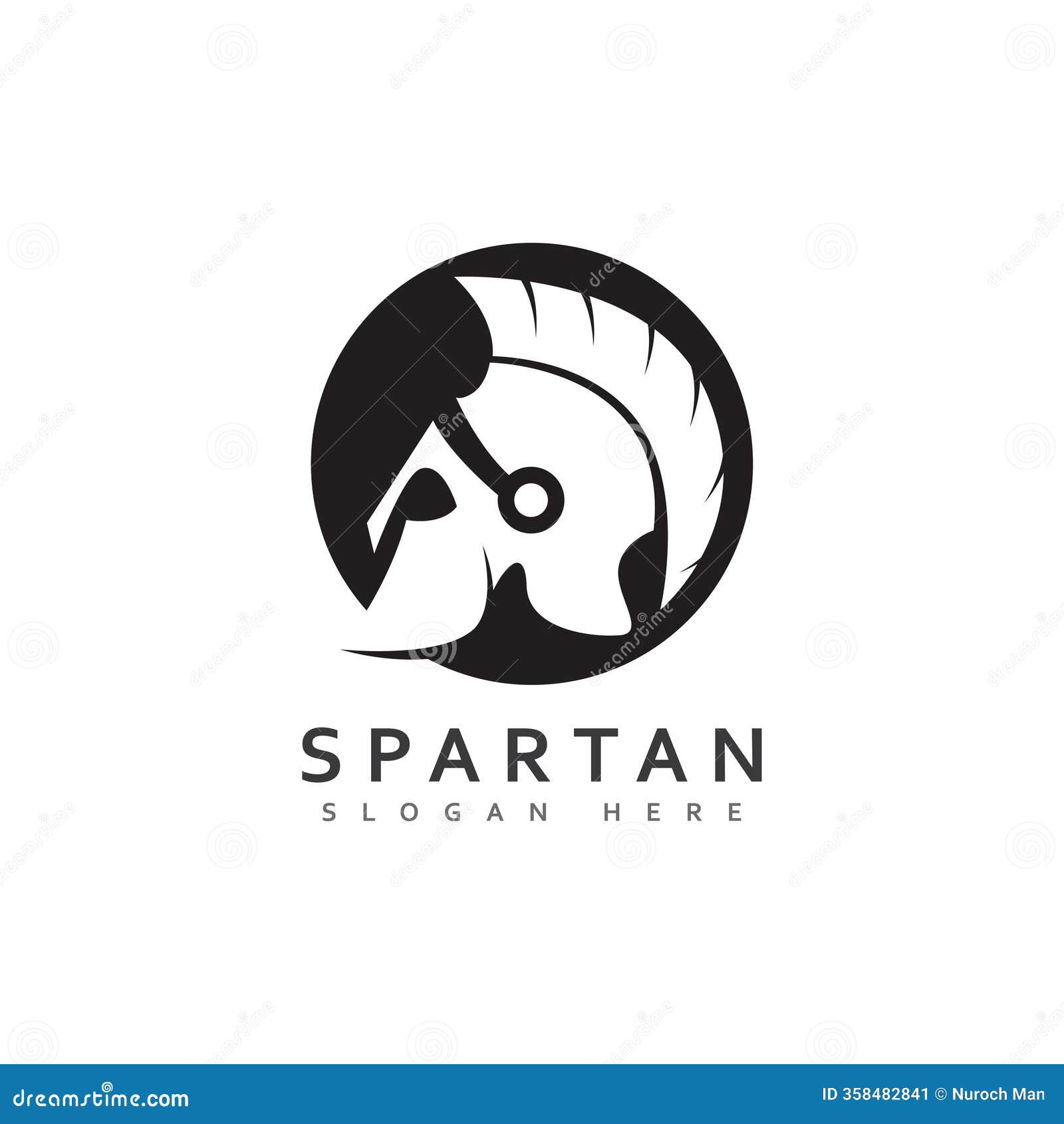 Spartan Logo Design Spartan Simple Creative Logo Vector Spartan Black ...