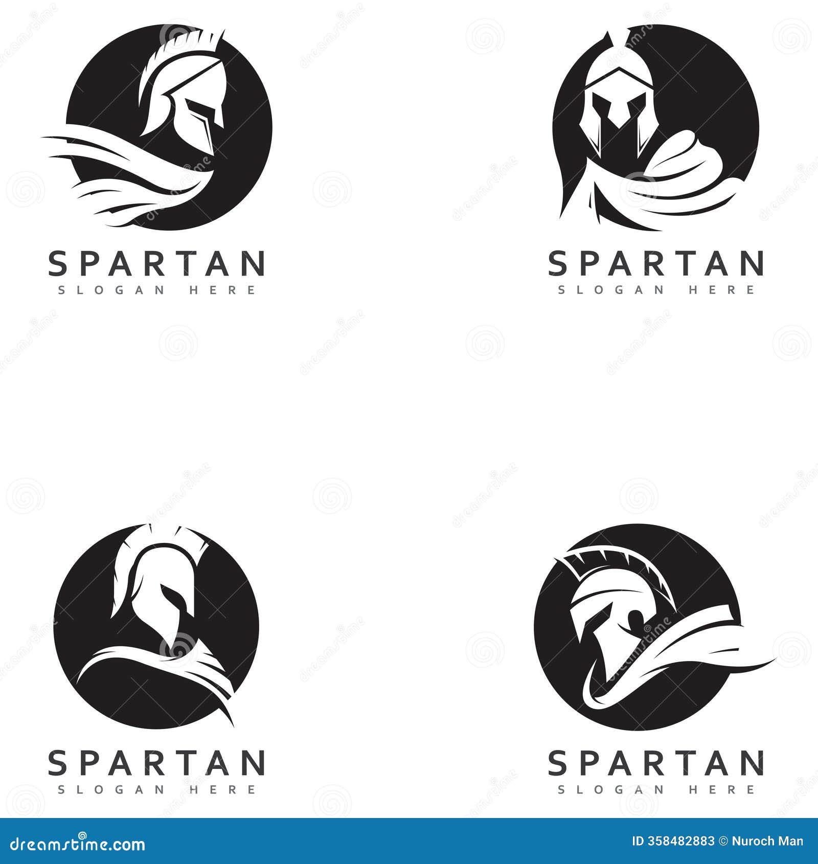 Spartan Logo Design Spartan Simple Creative Logo Vector Spartan Black ...
