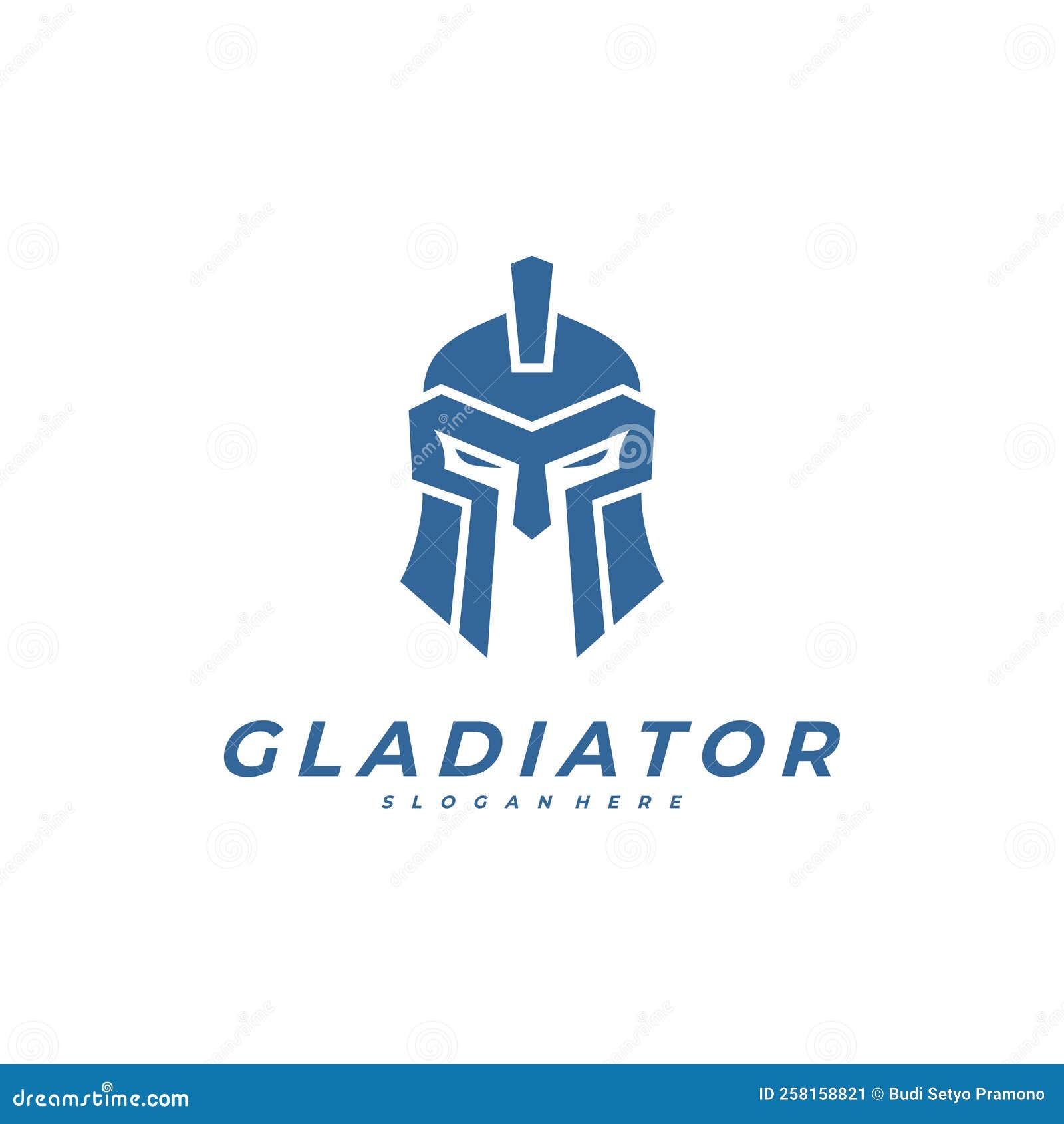 Spartan Logo Design Template ,Helmet Logo Design Concept ,Vector ...