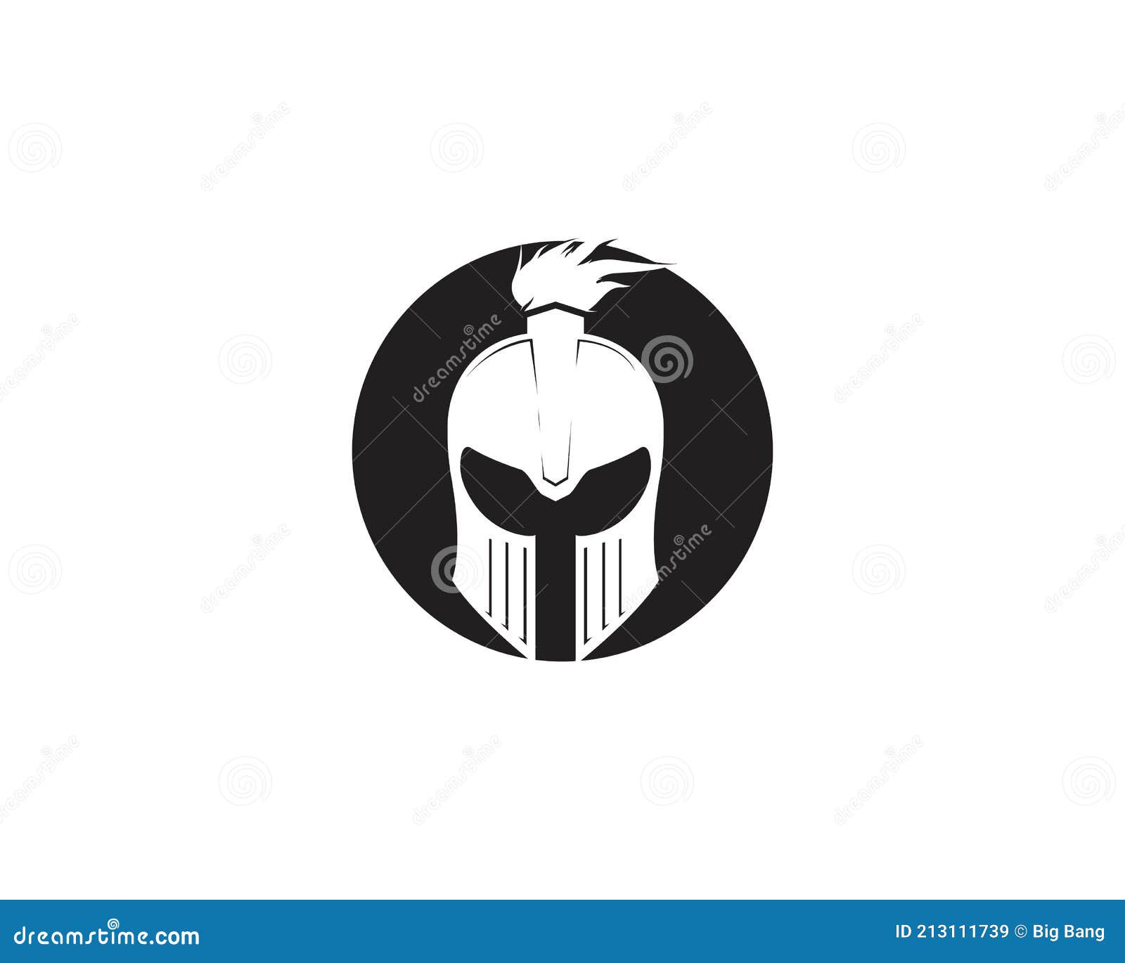 Spartan Logo Icon stock vector. Illustration of fight - 213111739