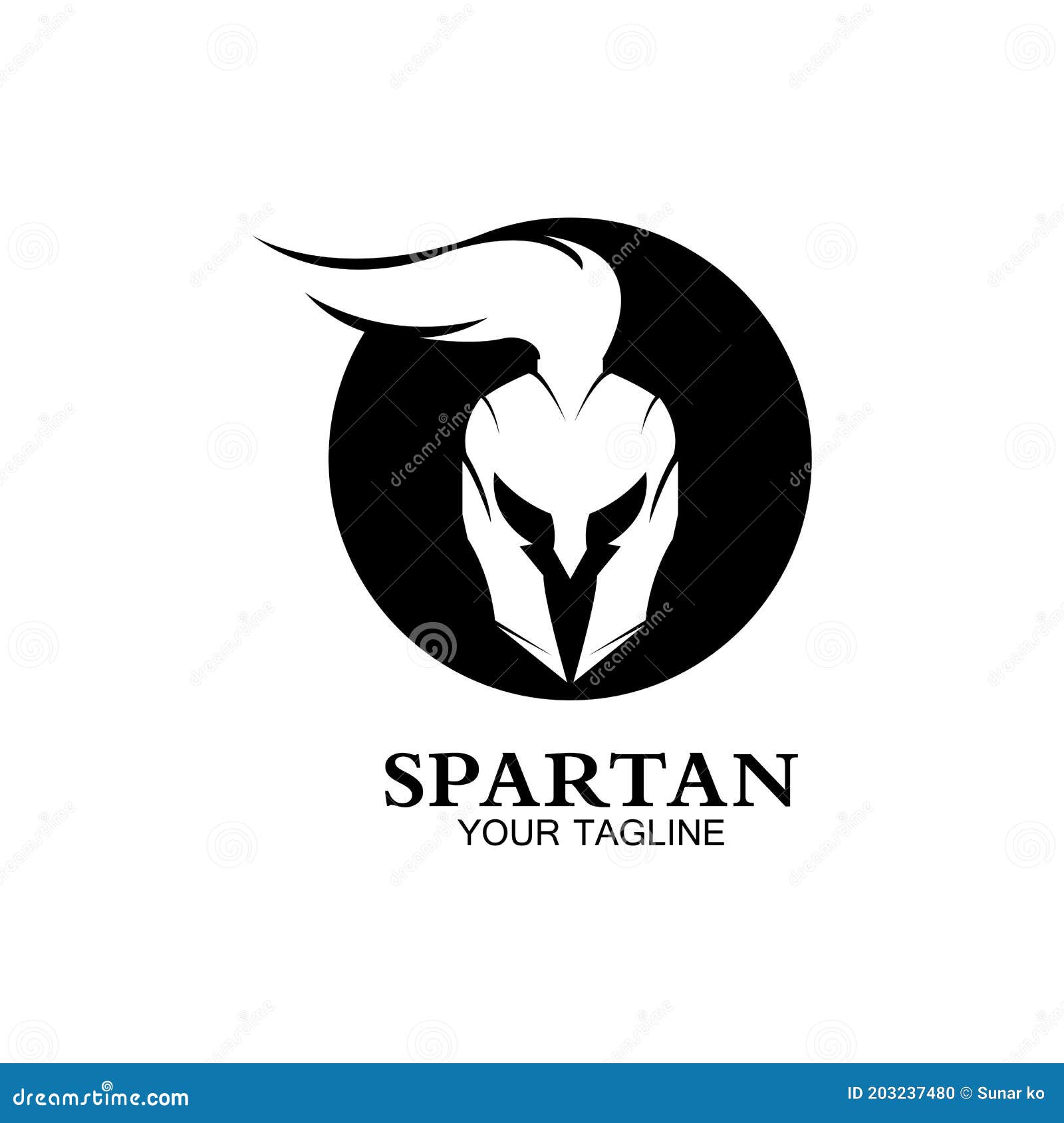 Spartan Logo Icon Designs Vector Stock Vector - Illustration of emblem ...