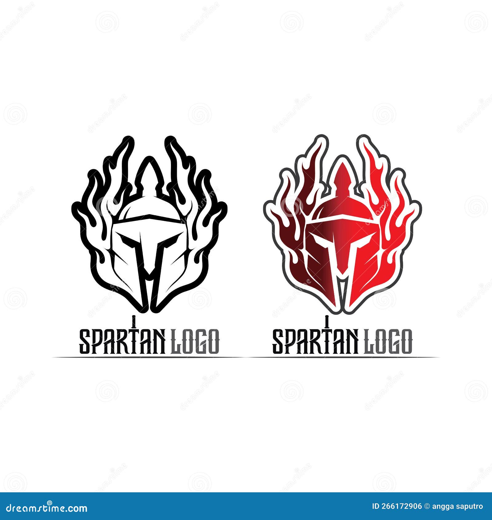 Spartan Logo Icon Designs Vector Stock Illustration - Illustration of ...