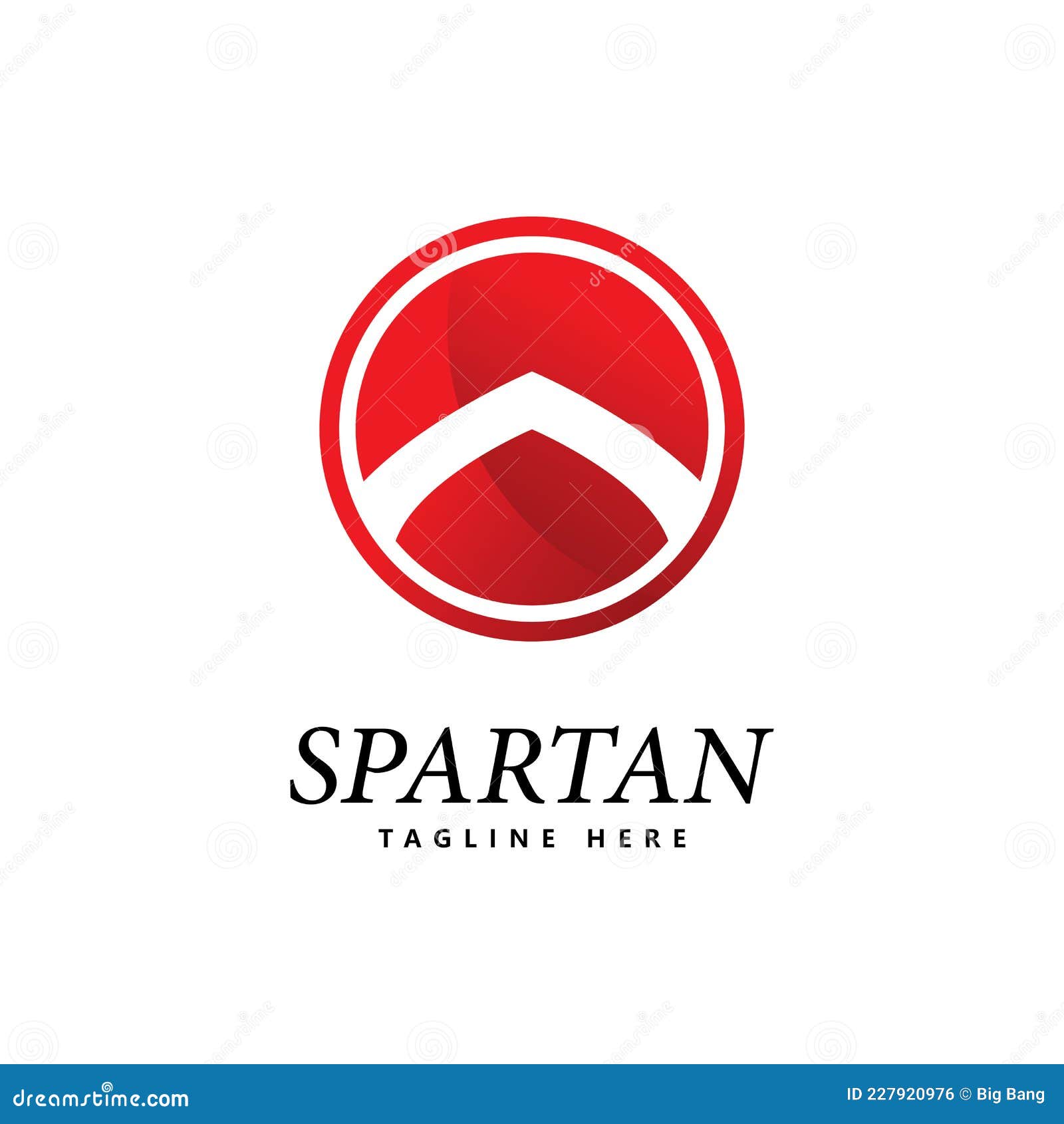 Spartan Shield Logo Icon Vector Stock Vector - Illustration of sparta ...