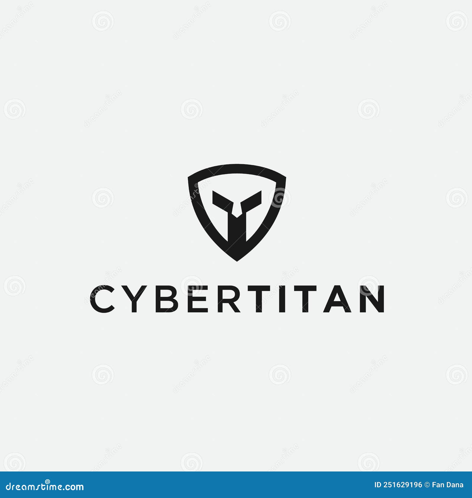 Spartan Shield Logo or Spartan Icon Stock Vector - Illustration of ...