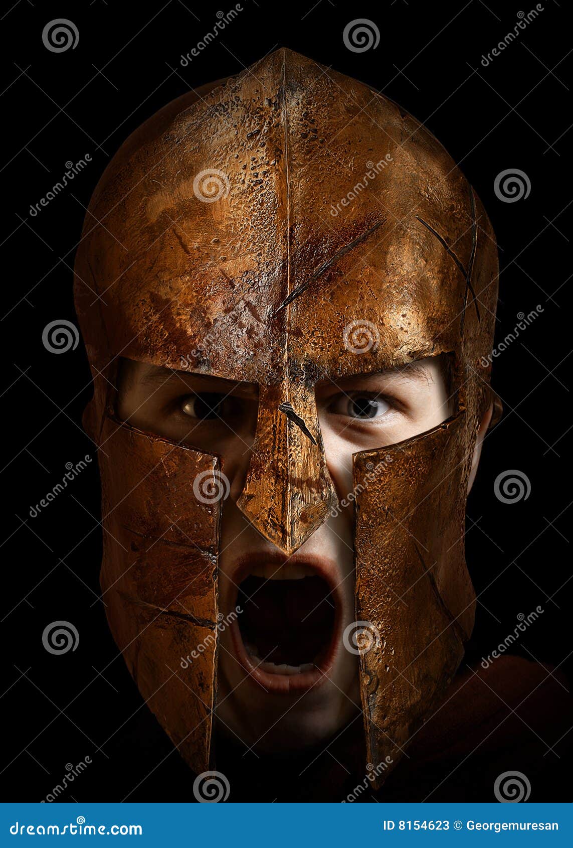 Spartan young fighter stock image. Image of angry, business - 8154623
