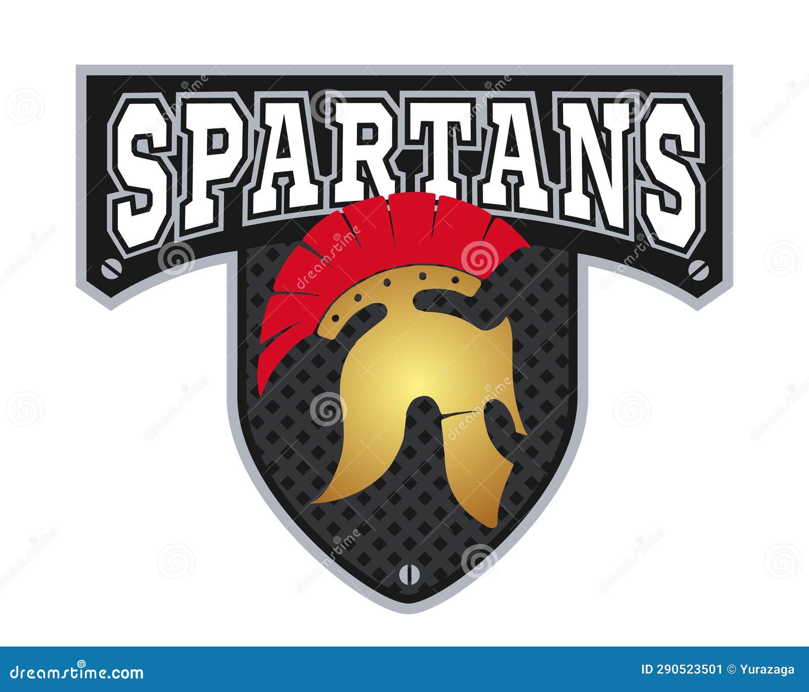 Spartans logo design stock illustration. Illustration of spartans ...