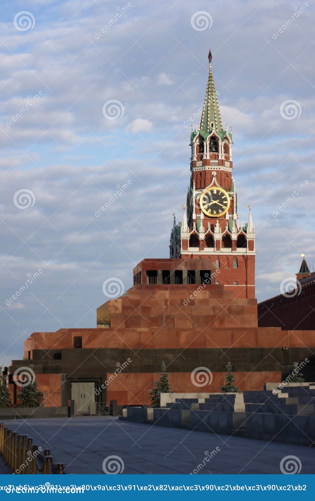 Spasskaya Tower stock image. Image of roof, evening, church - 42221153