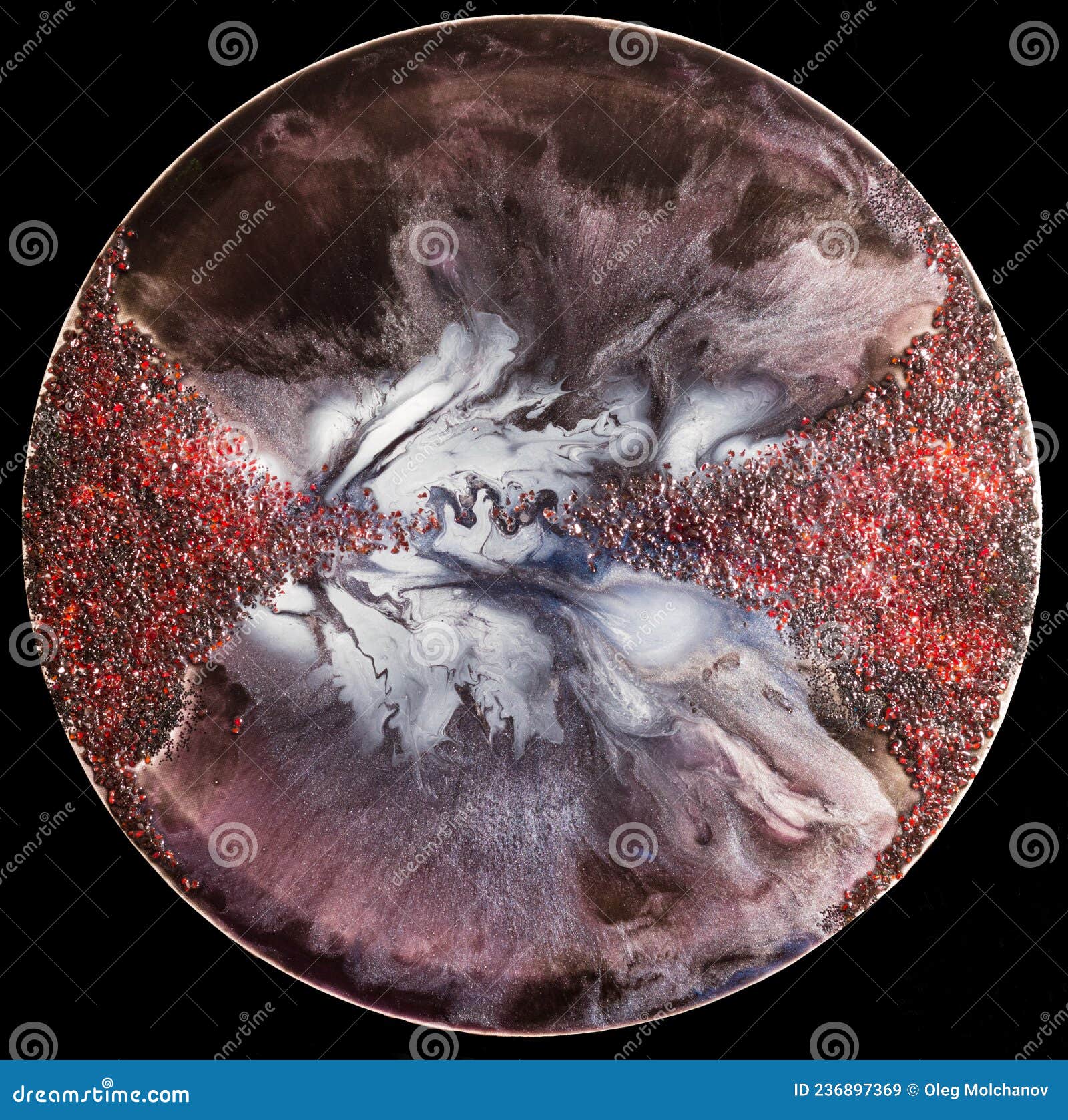 Spatial Continuum, the Connection of Two Galaxies Stock Image - Image ...