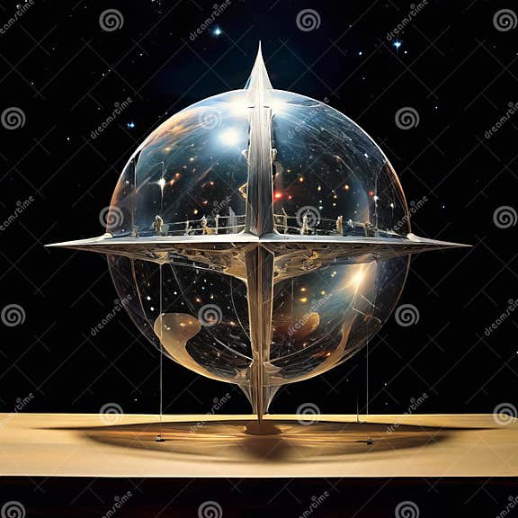 Spatial Dimension Space Space Containing the Three Dimension O Stock ...