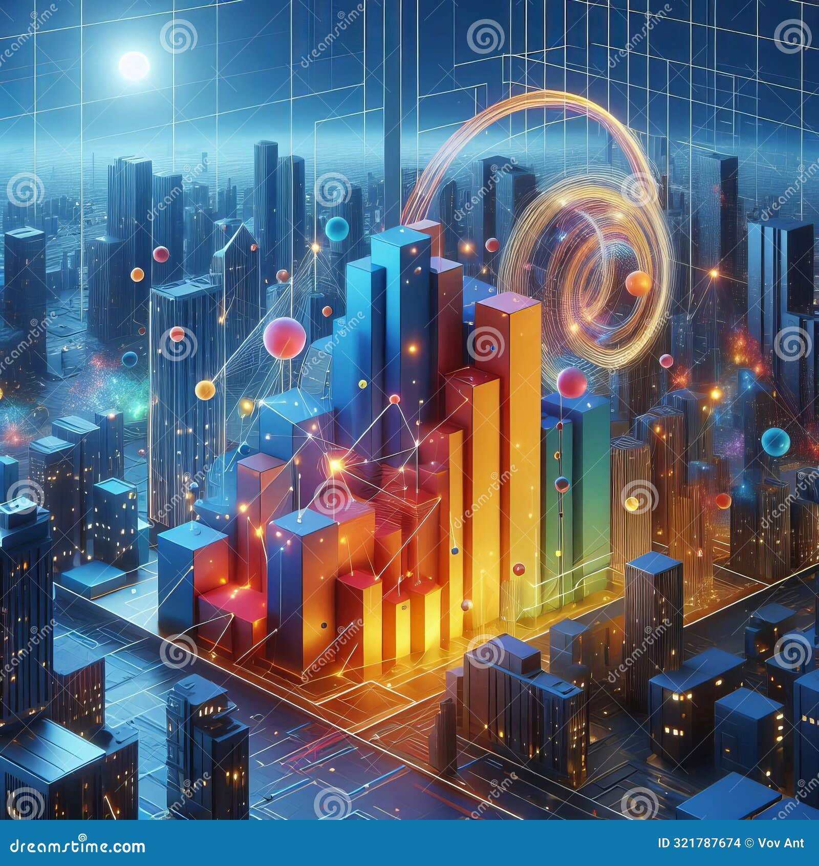 Spatial Dimension Space Space Containing the Three Dimensios O Stock ...