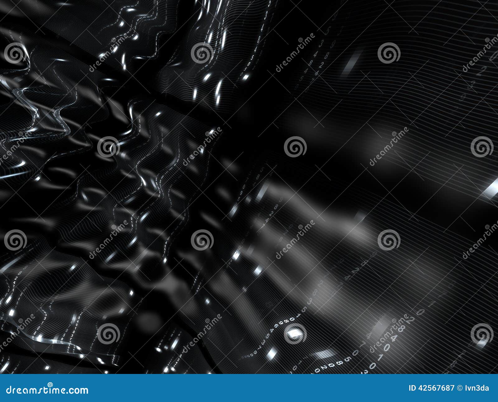 Spatial Distortions Background Stock Illustration - Illustration of ...