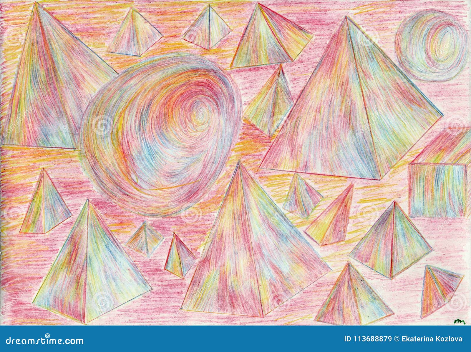 Spatial illusions stock image. Image of abstraction - 113688879