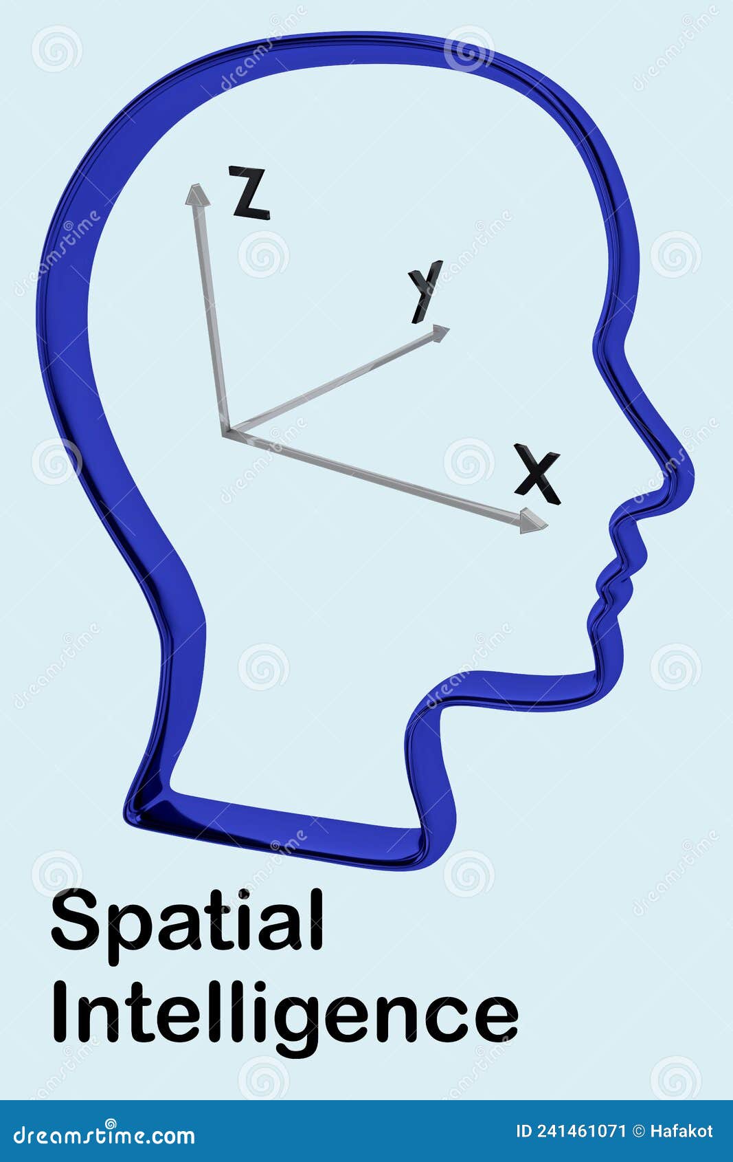 Spatial Intelligence Concept Stock Illustration - Illustration of ...