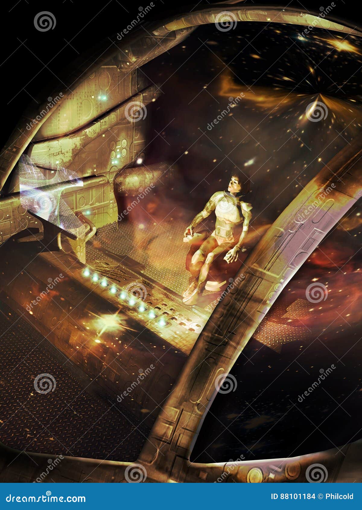 Spatial trip stock illustration. Illustration of imaginary - 88101184