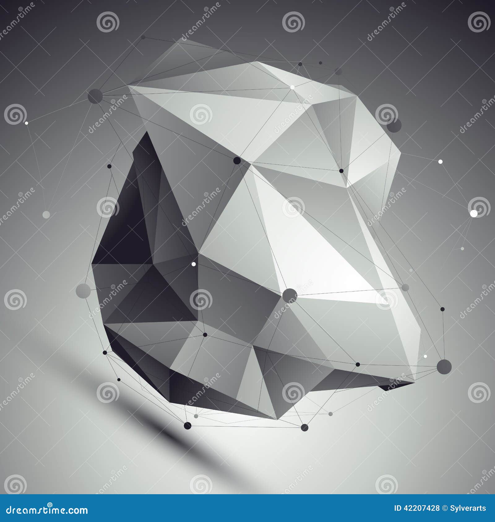 Spatial Vector Monochrome Digital Eps8 Backdrop, Dimensional Technology ...