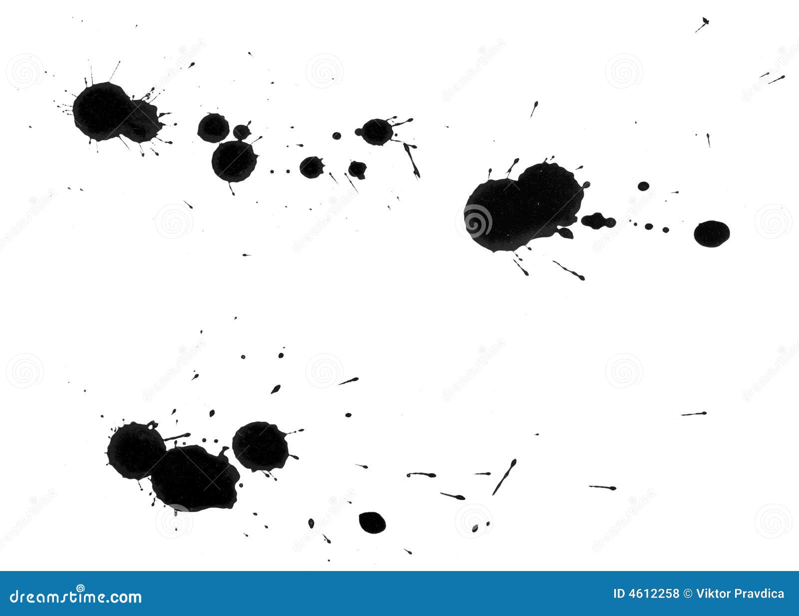 Spatten stock illustratie. Illustration of teken, ronde - 4612258