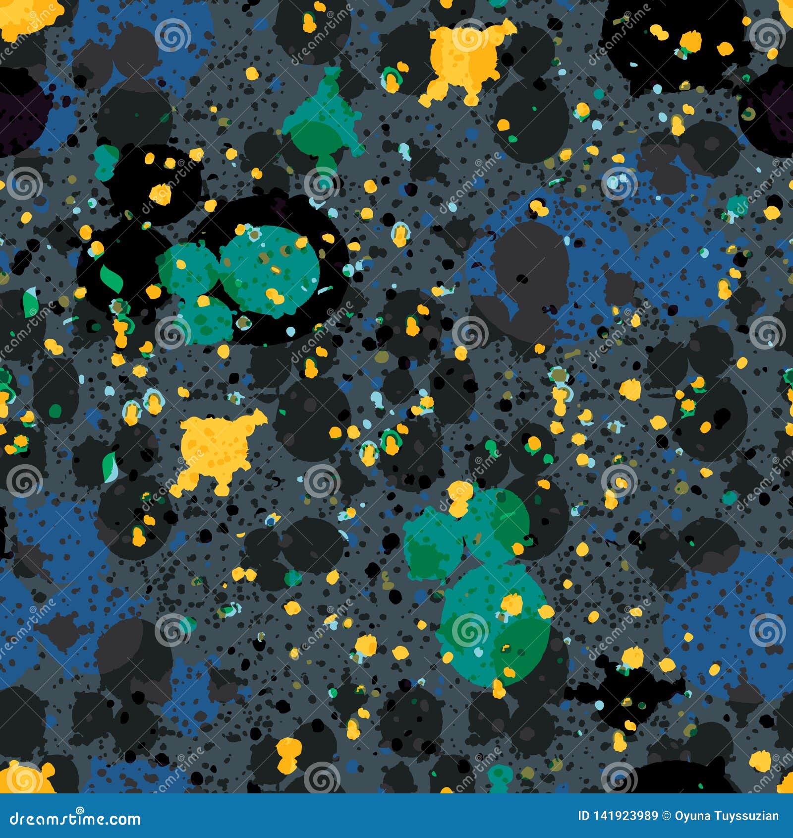 Spatter and Dots Pattern Design, Vector Illustration Background Stock ...