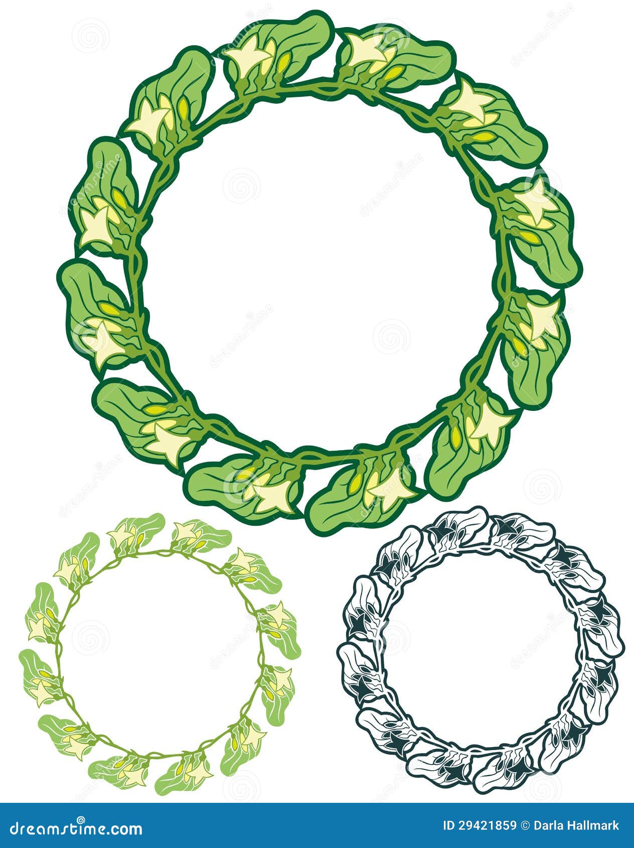 Spatterdock border stock vector. Illustration of organic - 29421859