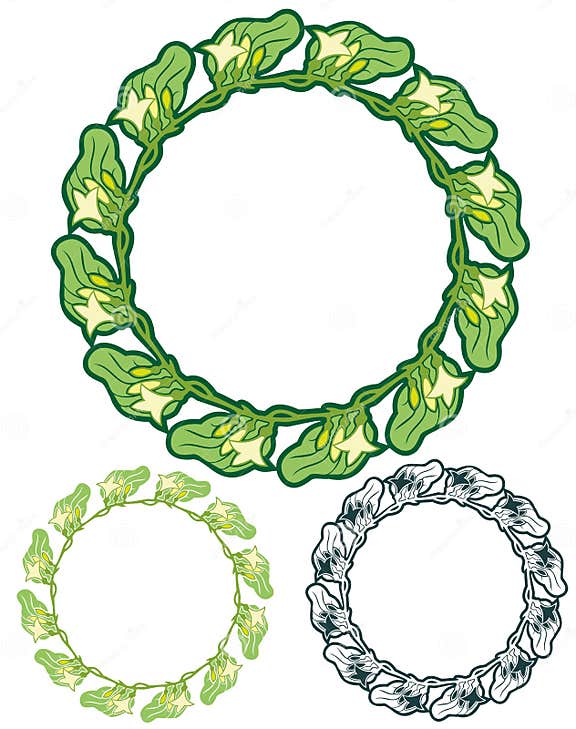 Spatterdock border stock vector. Illustration of organic - 29421859