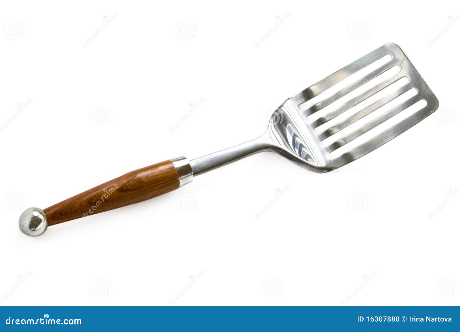 Spatula Isolated stock photo. Image of shiny, metal, preparing - 16307880