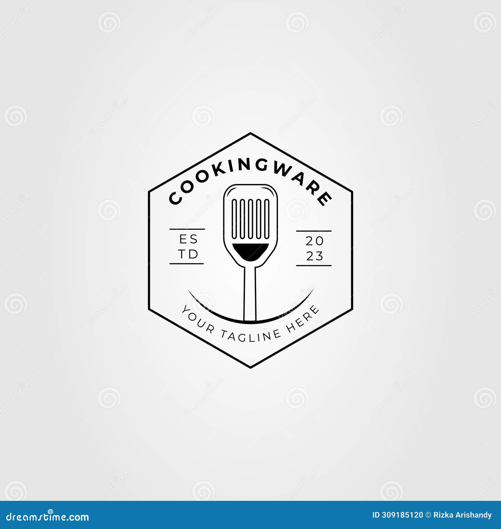 Spatula or Spoon for Cooking Ware Logo Vector Illustration Design ...