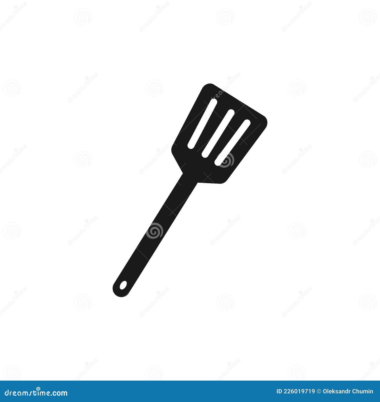 Spatula Vector Icon Symbol Template Stock Vector - Illustration of ...