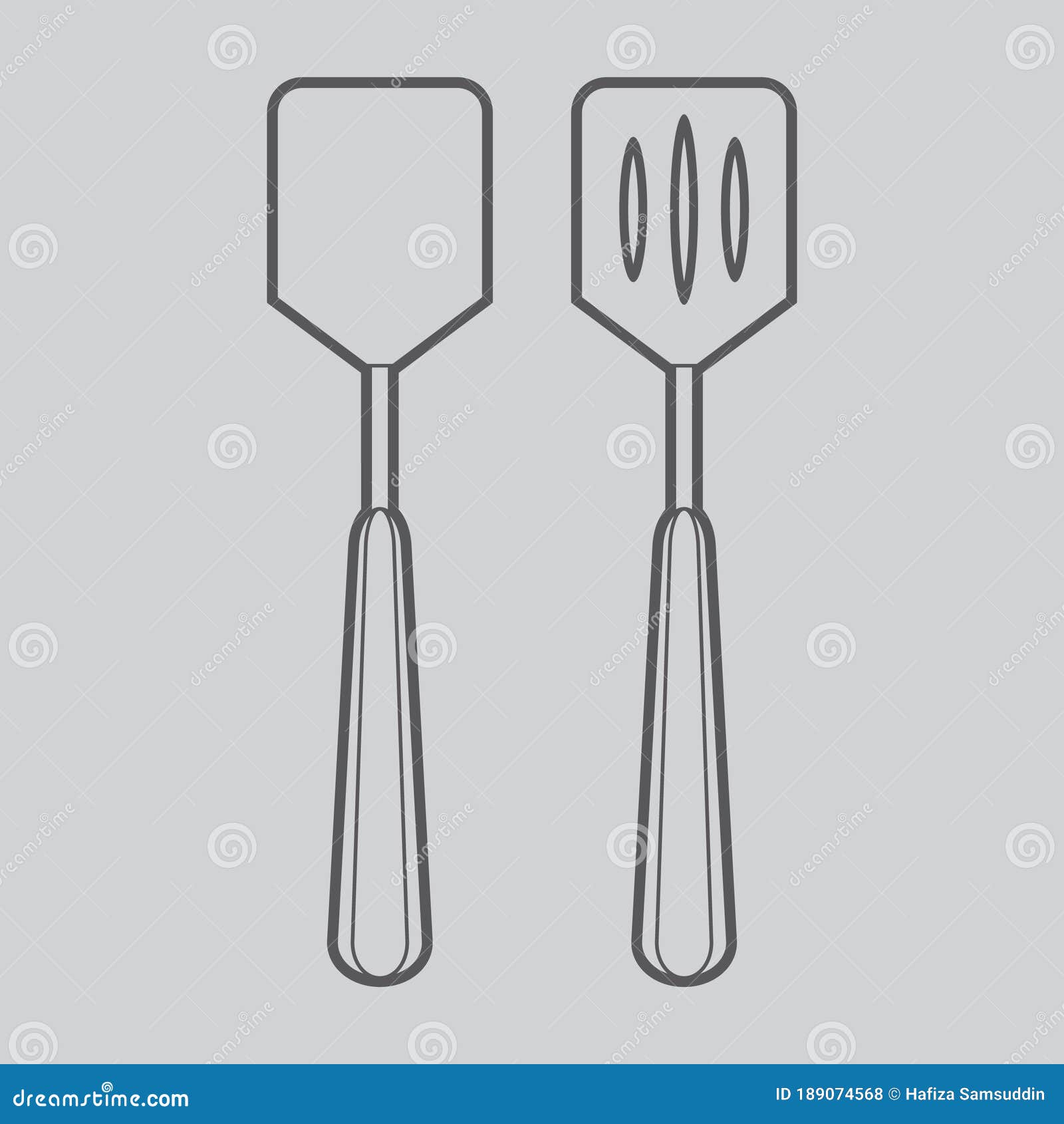 Spatulas. Vector Illustration Decorative Design Stock Vector ...