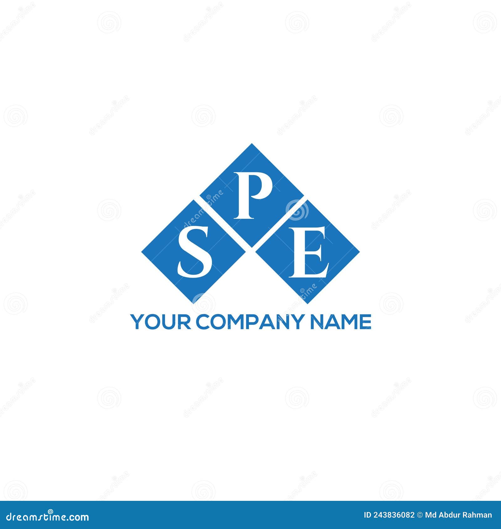 SPE Letter Logo Design On White Background. SPE Creative Initials ...