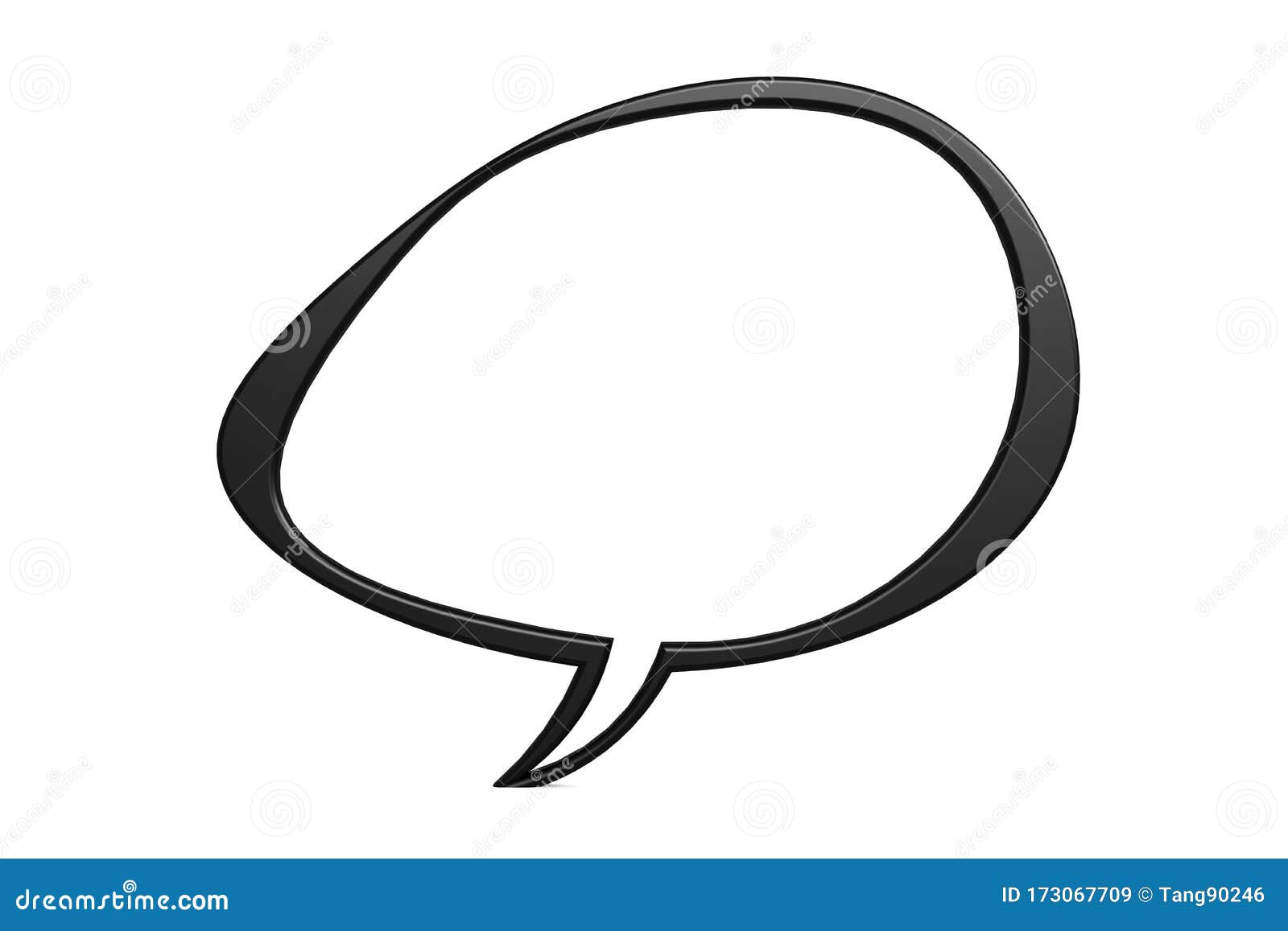 Speak bubble isolated stock illustration. Illustration of chat - 173067709