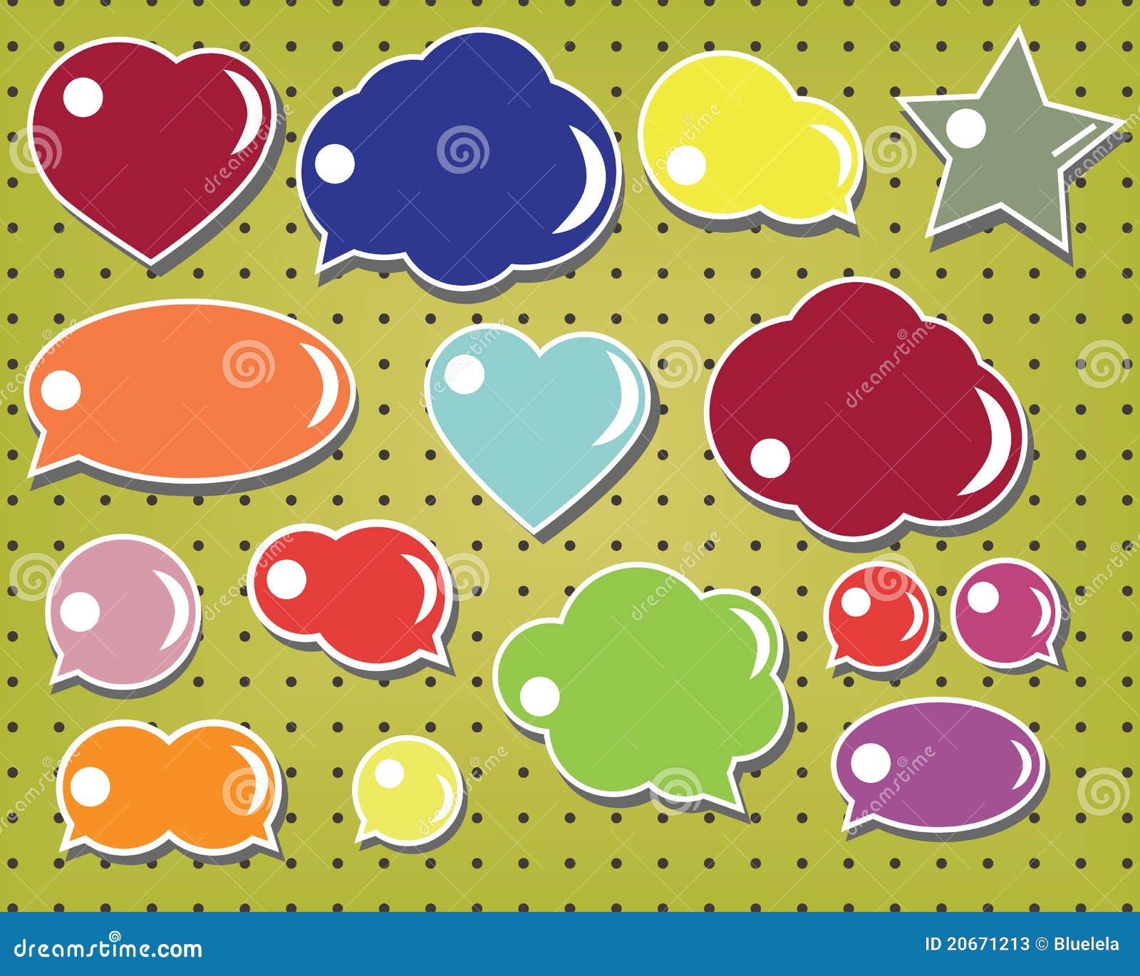 Speak bubbles stock vector. Illustration of media, background - 20671213