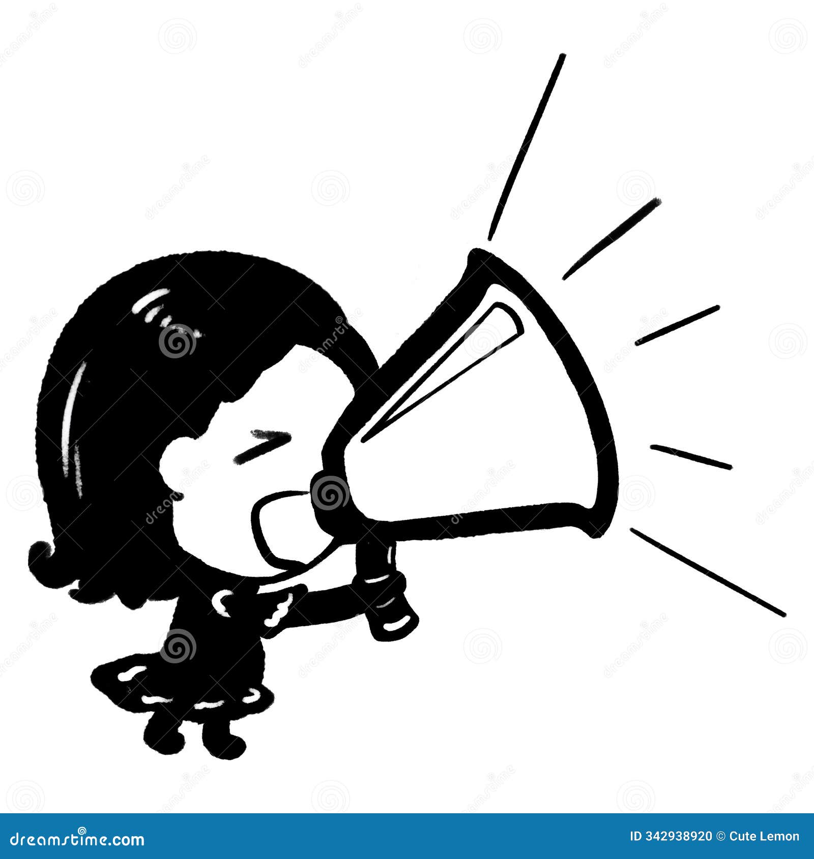 Loud Little Boy Cartoon | CartoonDealer.com #38044403